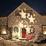 Verwunderlich Projektor Weihnachten Hauswand Bild